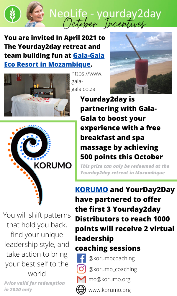 Winners of October Incentive | NeoLife - yourday2day